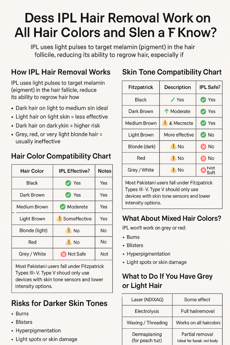 Does IPL Hair Removal Work on All Hair Colors and Skin Tones? – The Lux ...