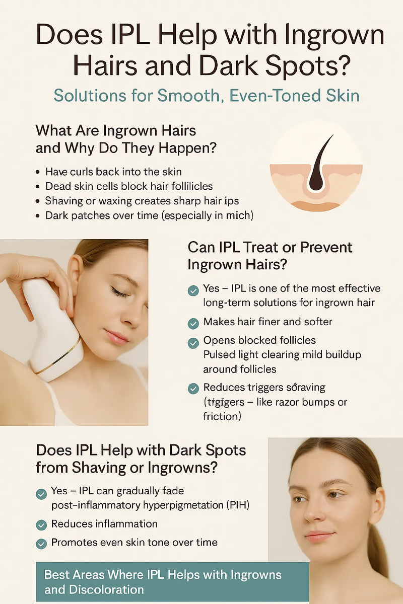 Does IPL Help with Ingrown Hairs and Dark Spots? – The Lux Skins